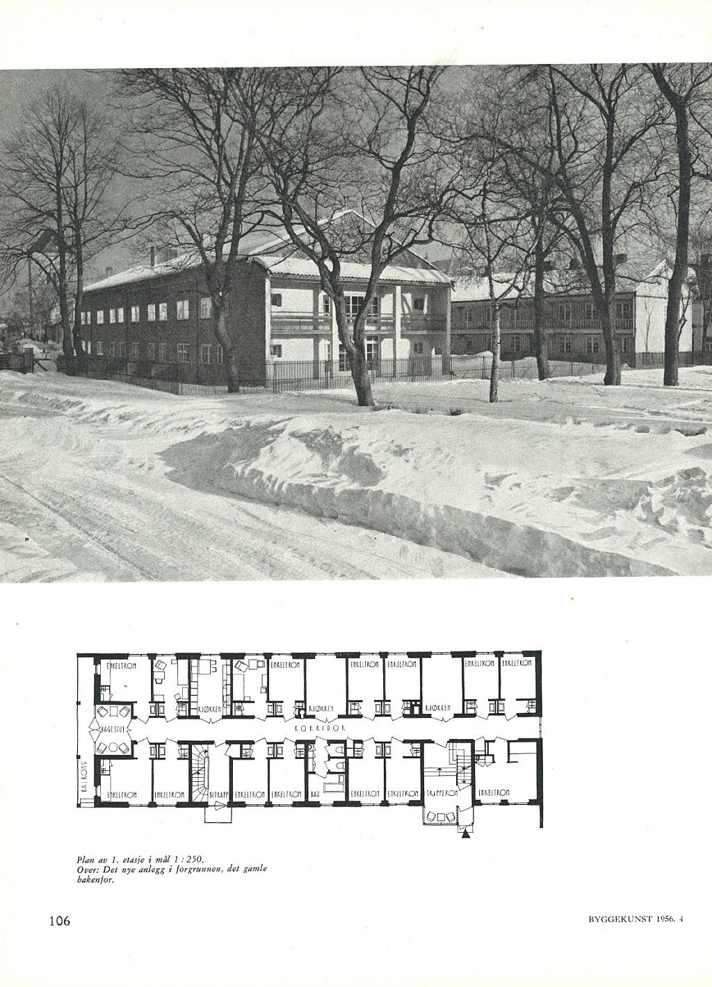 St. Jørgens Stiftelse i Trondheim - OLD - Arkitektur N